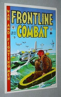 Original EC Comics Frontline Combat 14 war planes comic book cover art ...