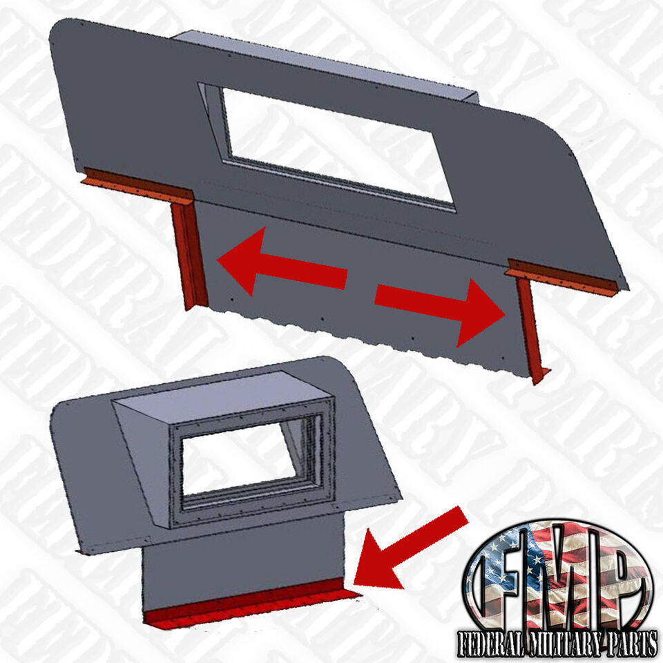 Iron Curtain Installation Kit - 2-Man - M998 - Military Humvee H1- show ...