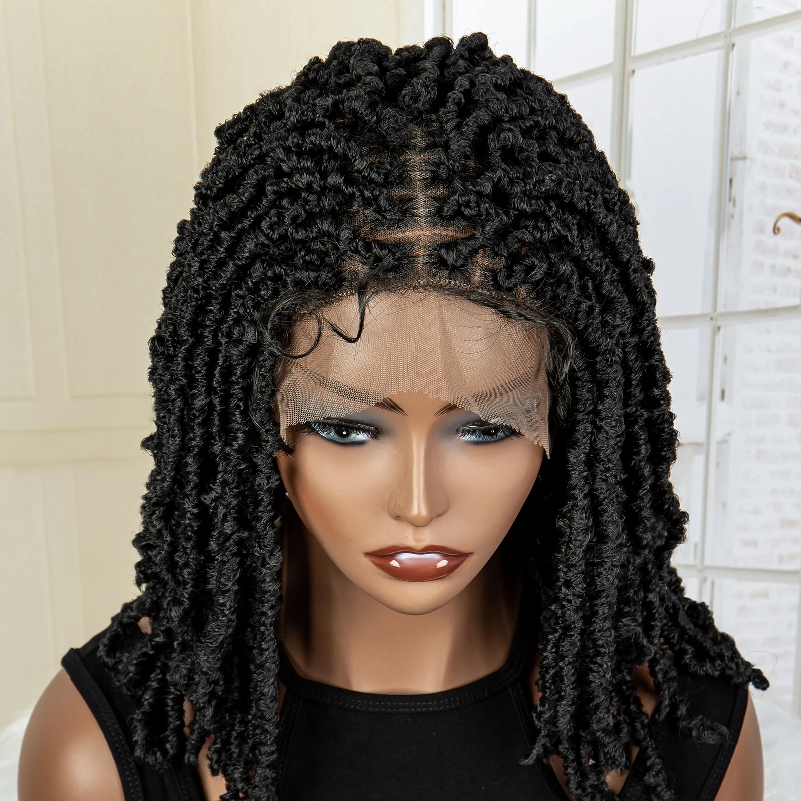 14 Inches Short Bob Dreadlocks Knotless Braided Wigs Locs Crochet ...