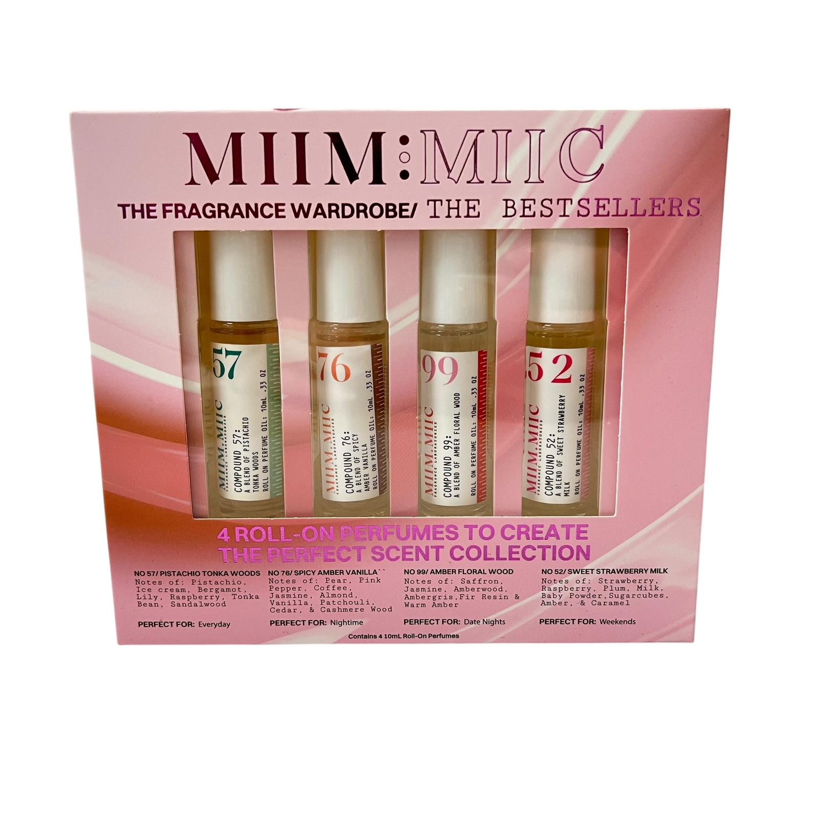 Miim Miic The Bestsellers Fragrance Wardrobe: No 57, No 76, No 99, & No ...