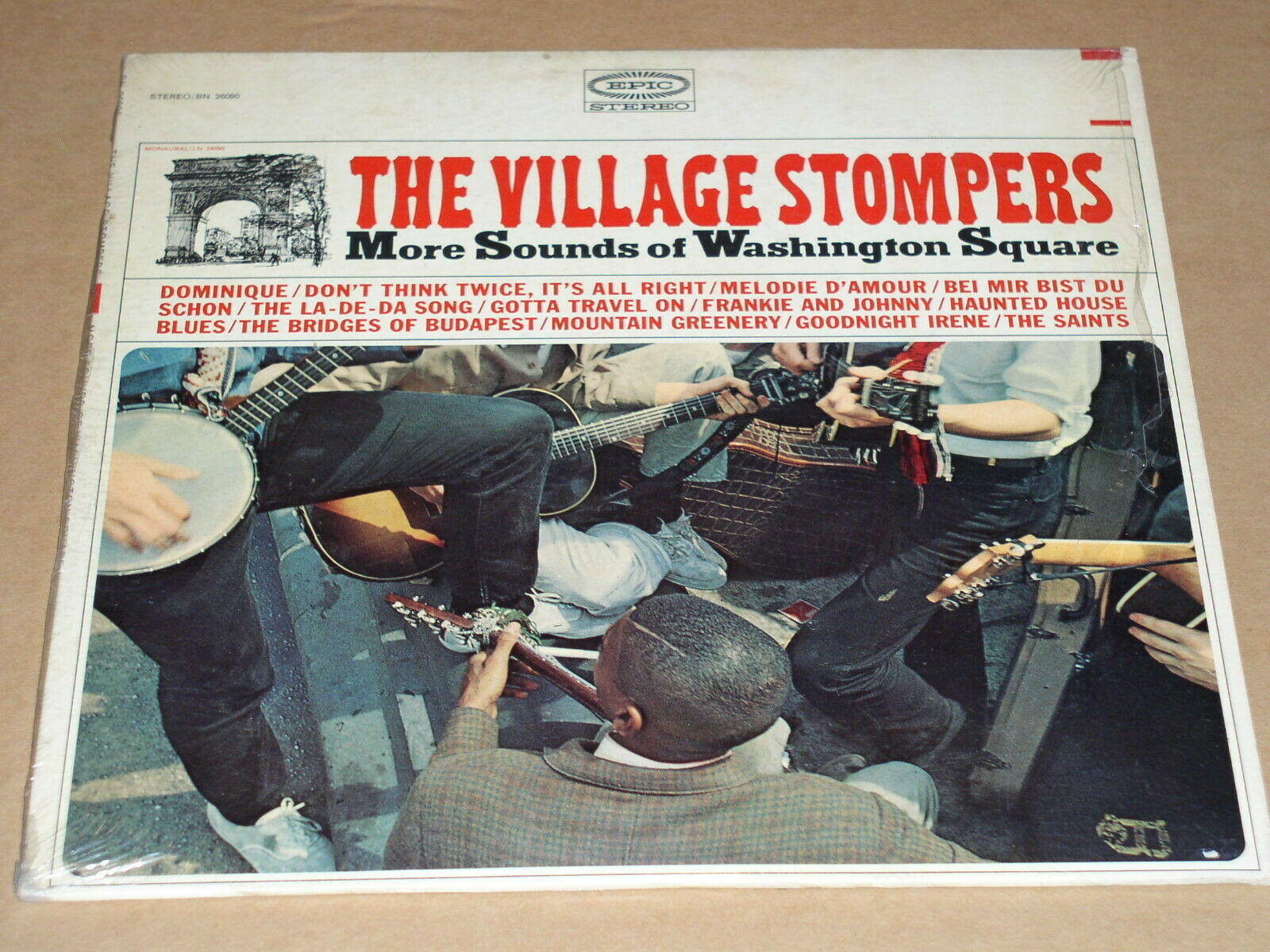 The Village Stompers Washington Square Vinyl Record Album Shrink Wrap ...