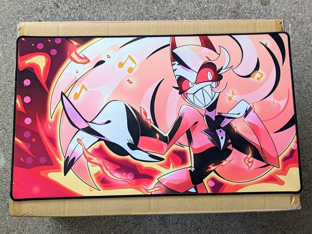 Official Hazbin Hotel Demon Charlie Halloween 2022 Playmat Helluva Boss ...