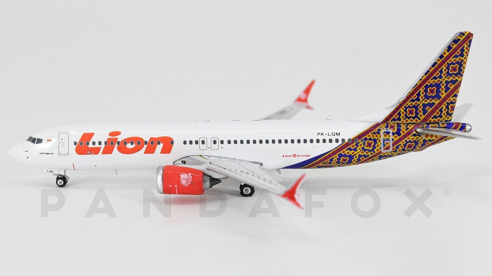 Lion Air Boeing 737 MAX 8 PK-LQM Phoenix PH4LNI1825 11493 Scale 1:400 ...