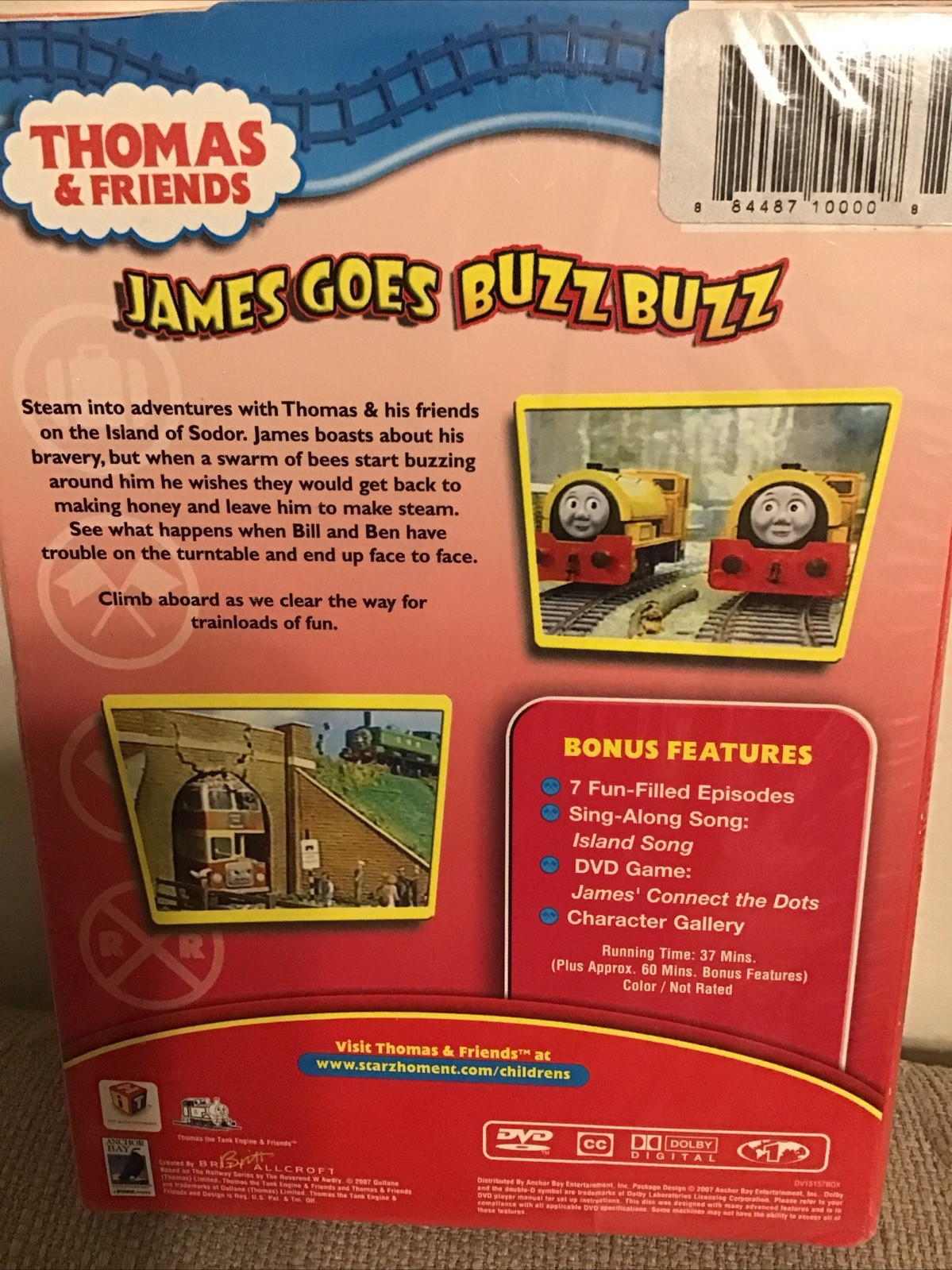 Thomas the Train & Friends James Goes Buzz Buzz DVD 2007 Toy Train-Sodor Honey - DVDs & Blu-ray ...
