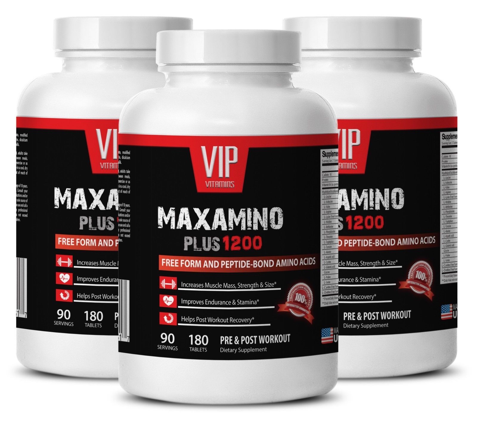 Muscle mass tablets - MAXAMINO PLUS 1200 3B- Increase blood flow ...