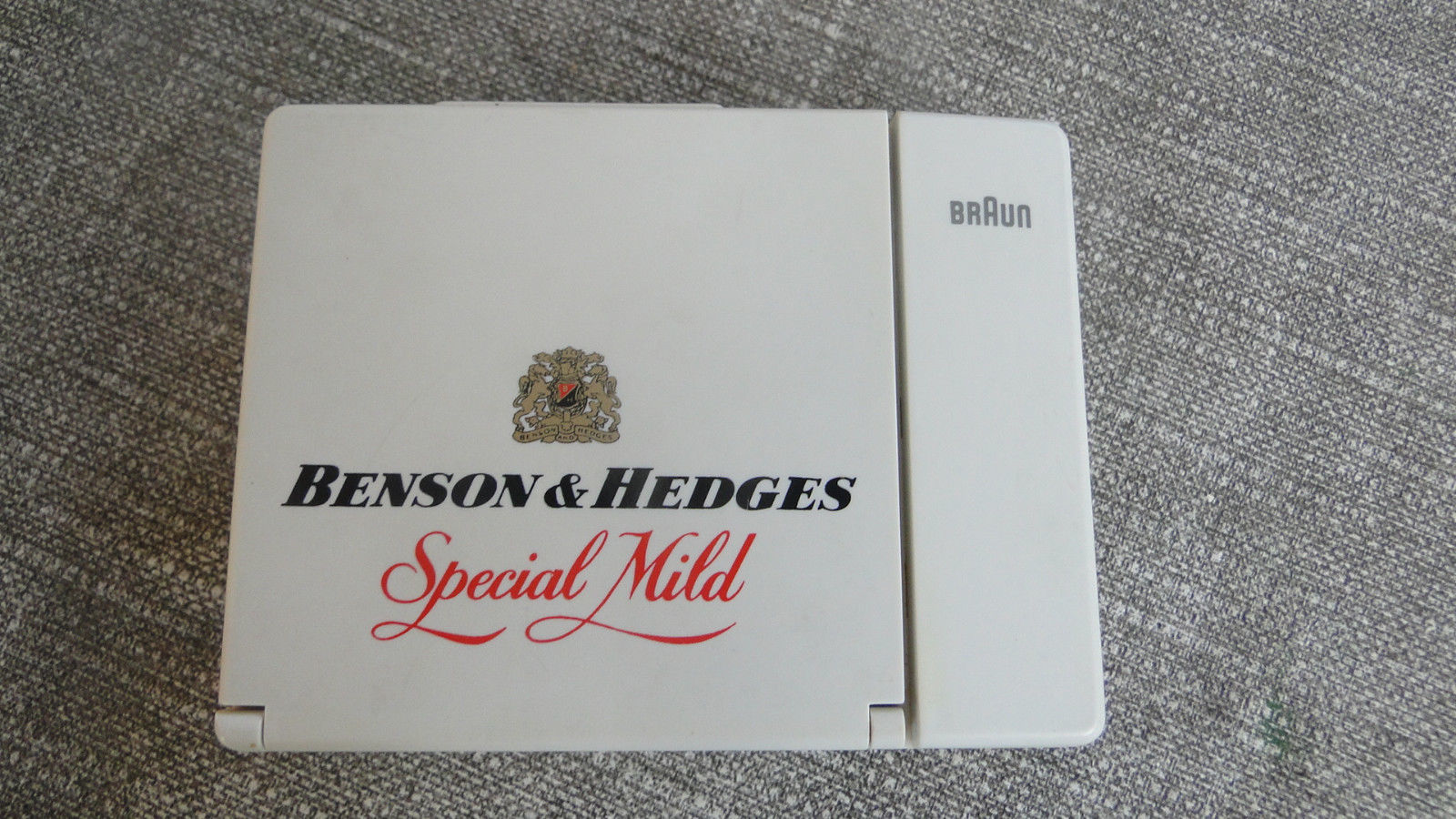 Vintage Braun AG Type 4579 AB 321 SL Travel Alarm Clock Benson & Hedges ...