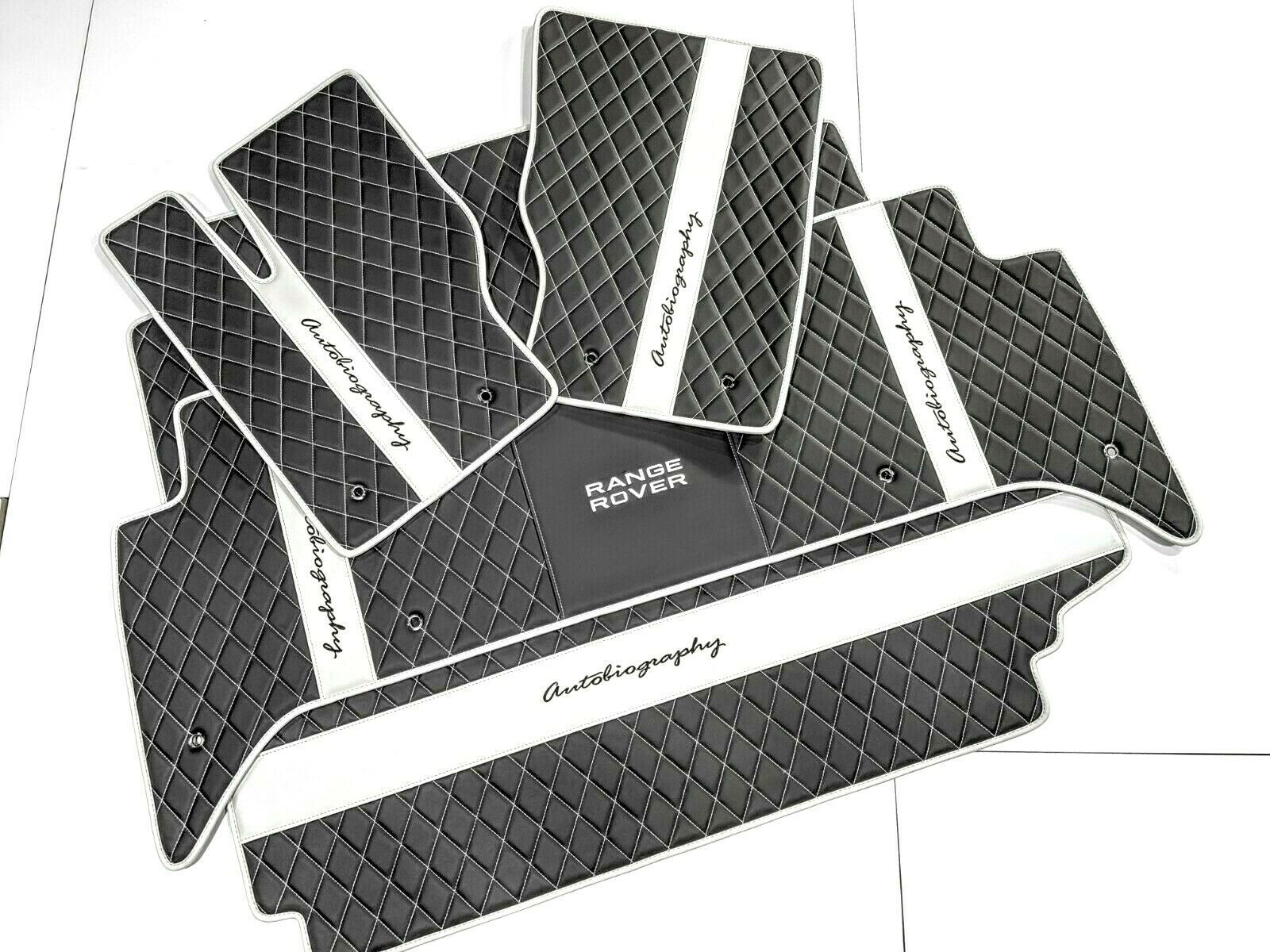 2019 Range Rover Autobiography Custom Eco Leather Floor Mats, Trunk ...