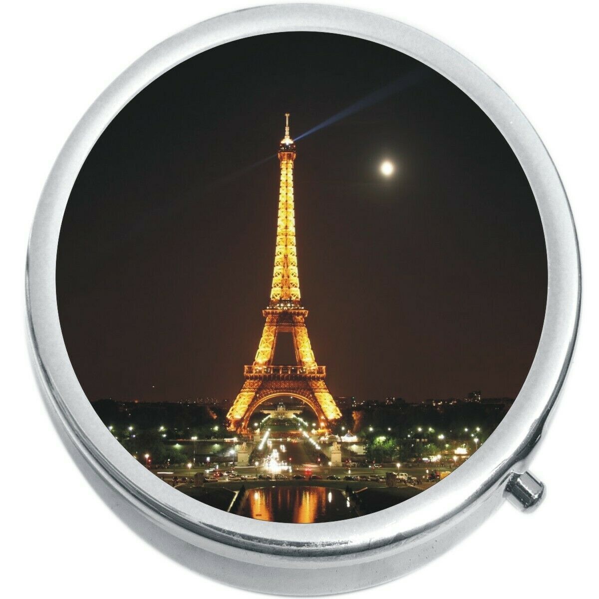 Eiffel Tower Lights Night Medicine Pill Box - Pill Boxes, Pill Cases