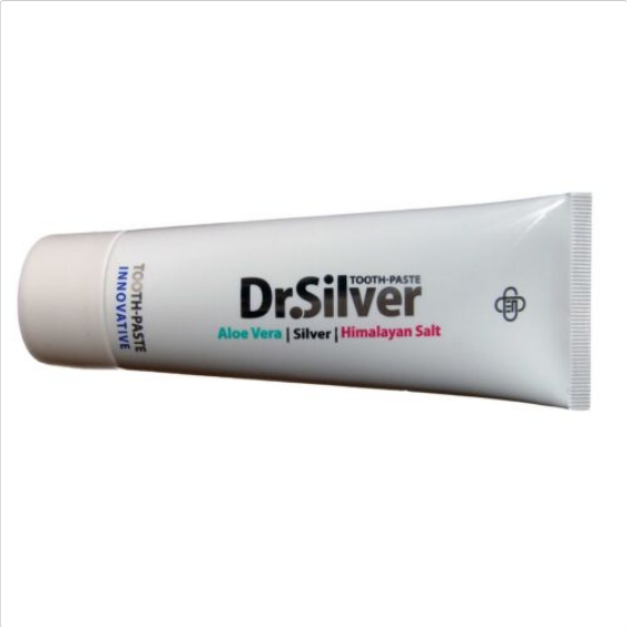 Dr.Silver Innovative Toothpaste Aloe Vera Silver Ions Himalayan Salt ...