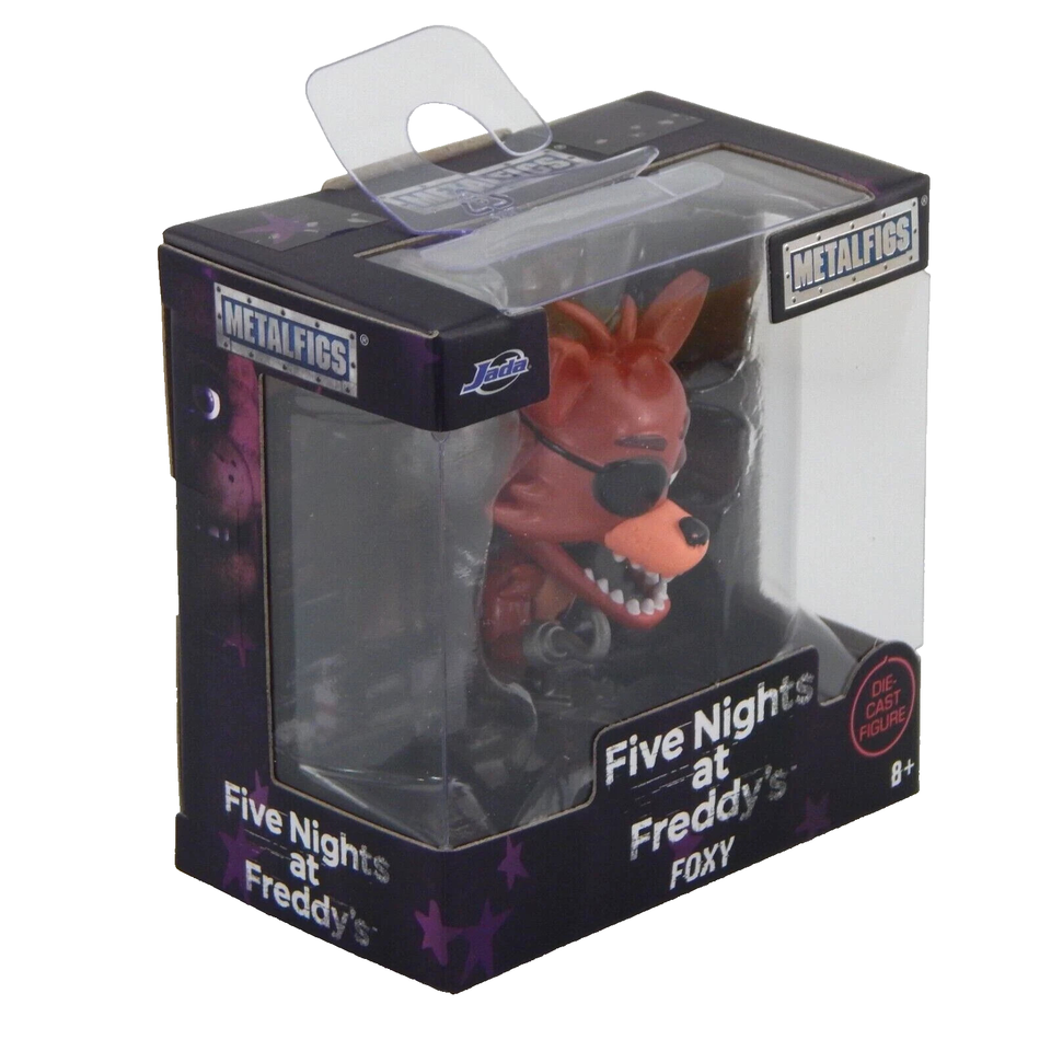 Jada Metalfigs FNAF Five Nights at Freddy's Foxy Die-Cast Figure 2.5 ...