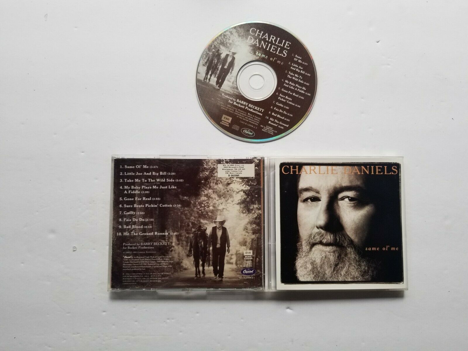 Same ol' Me by Charlie Daniels (CD, 1995, Capitol) - CDs