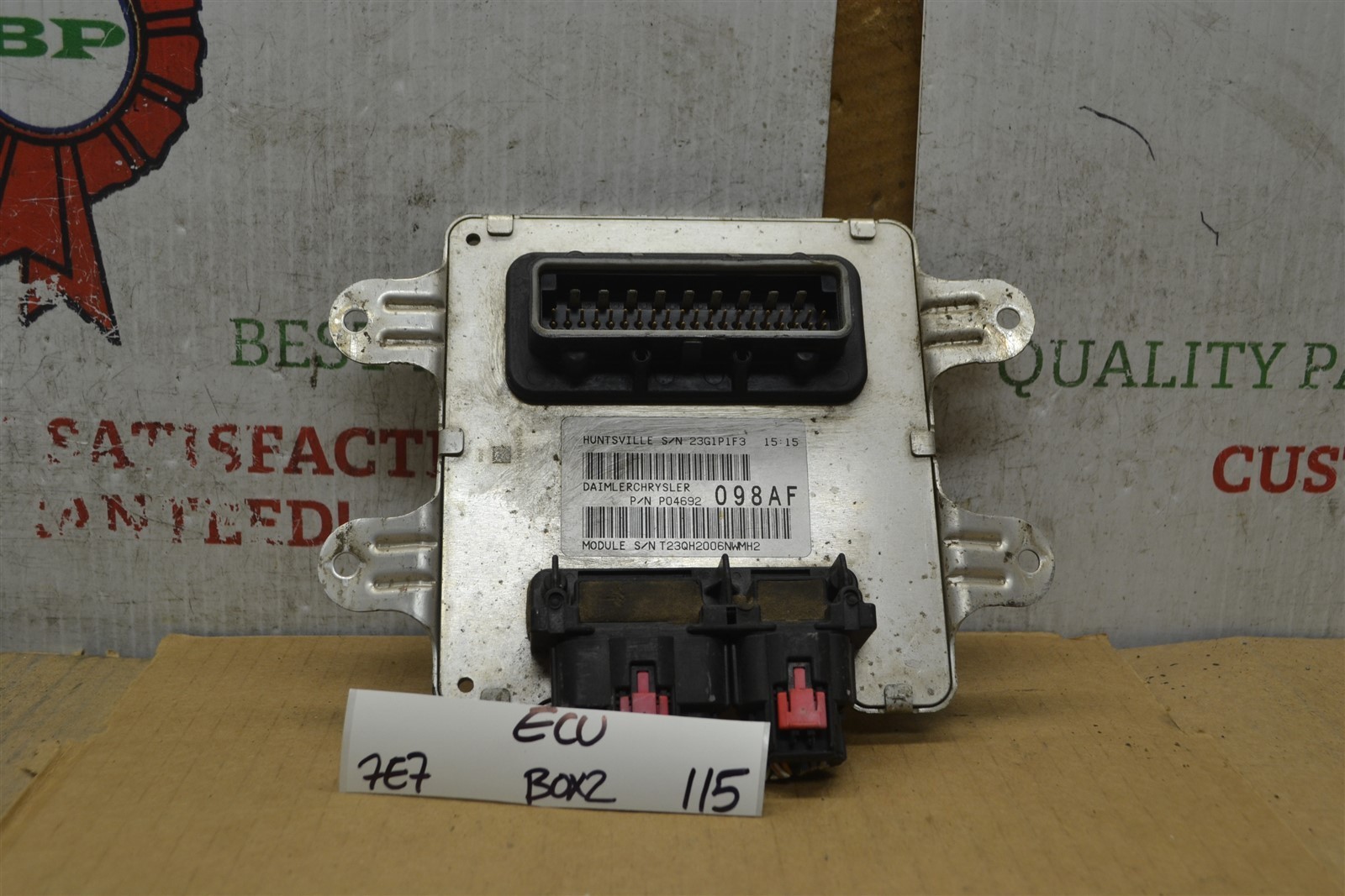 2007 Dodge Durango Apen Multifunction Control OEM 04692098AF Module 115 ...