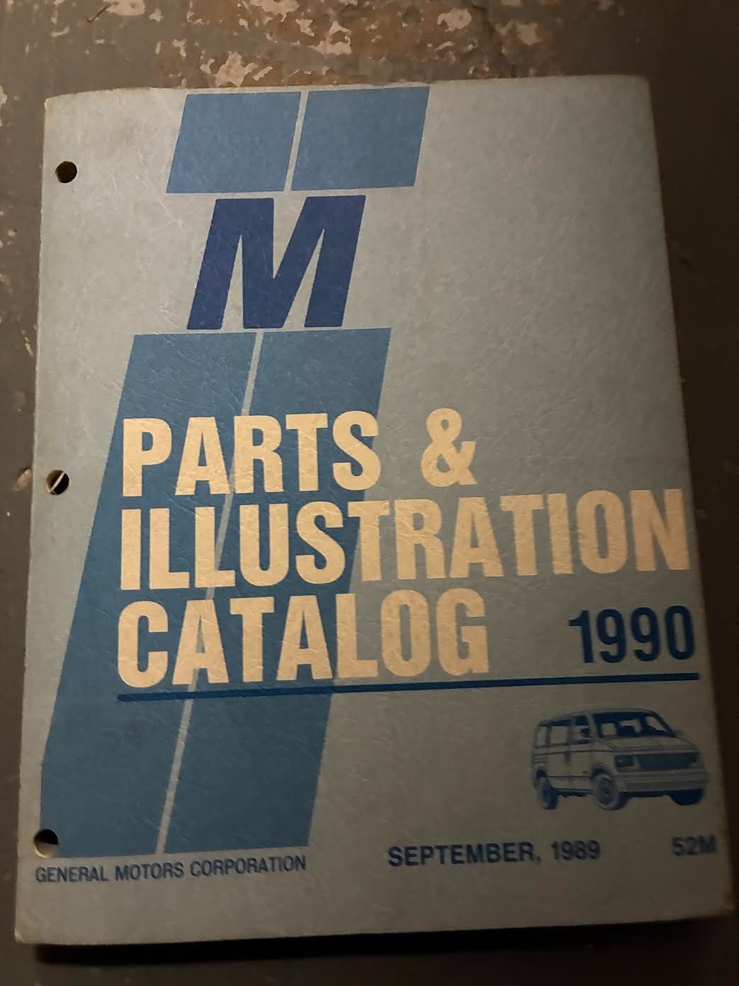 1990 Chevrolet Astro and GMC Safari M Van Parts Book Illustrated ...