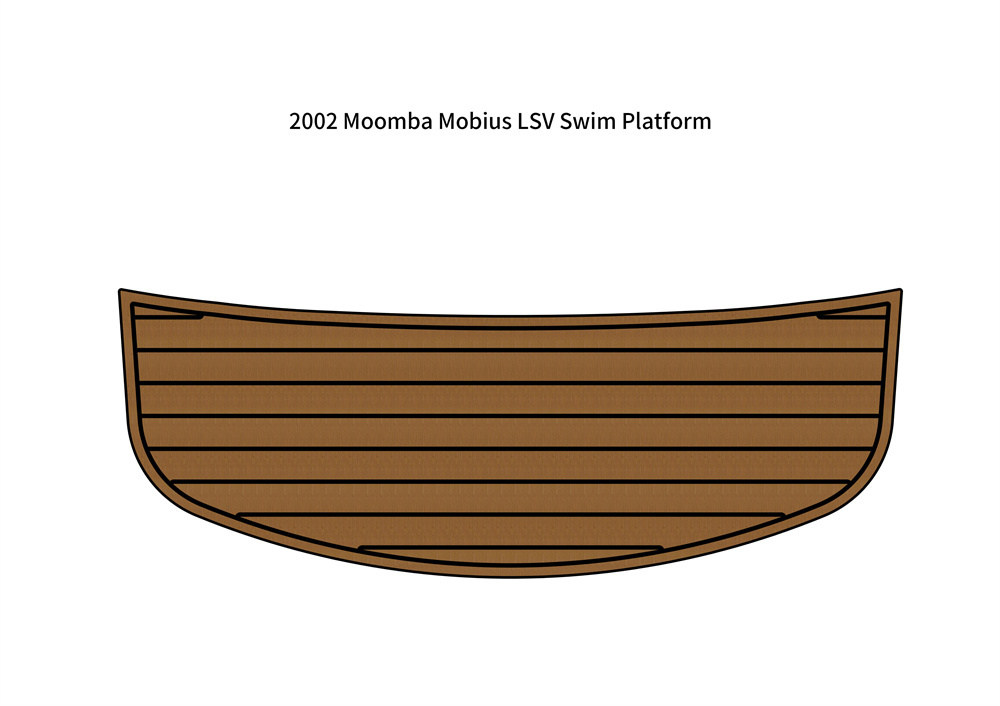 2002 Moomba Mobius LSV Swim Platform Step Pad Boat EVA Foam Teak Deck ...