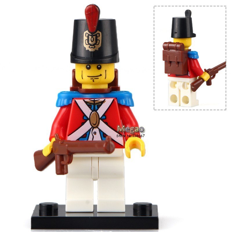 British Napoleonic War Soldier Custom Minifigures - LEGO (R) Minifigures