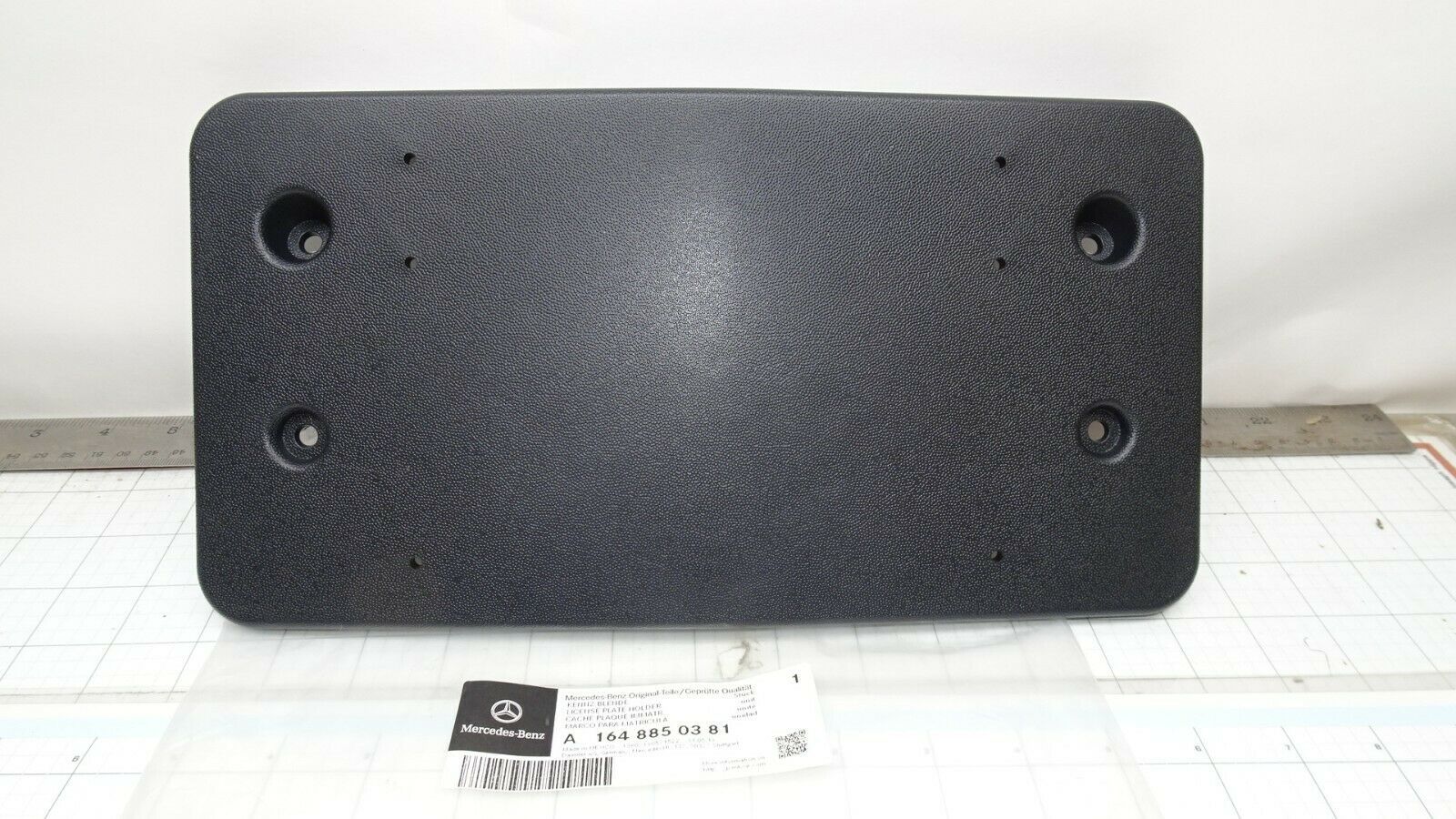 Mercedes Benz 164 885 03 81 License Plate Bracket Mount Holder Molding ...