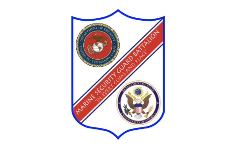 12" us marine corps security guard battalion bumper sticker decal usa ...