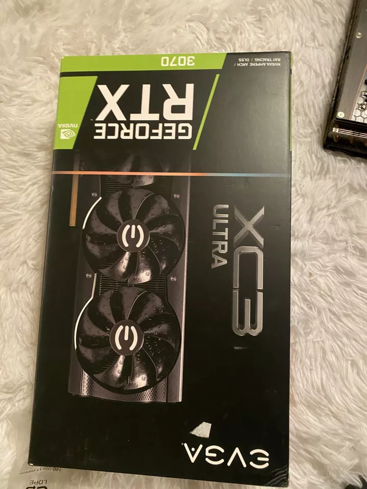 EVGA GeForce RTX 3070 XC3 ULTRA 8GB GDDR6 Graphics Card Serial no in ...