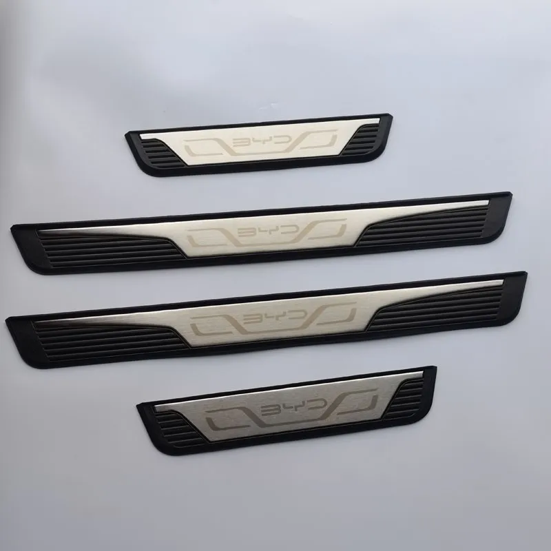 For BYD TANG EV 2022 2023 Accessories Stainless Steel Door Sill Scuff ...