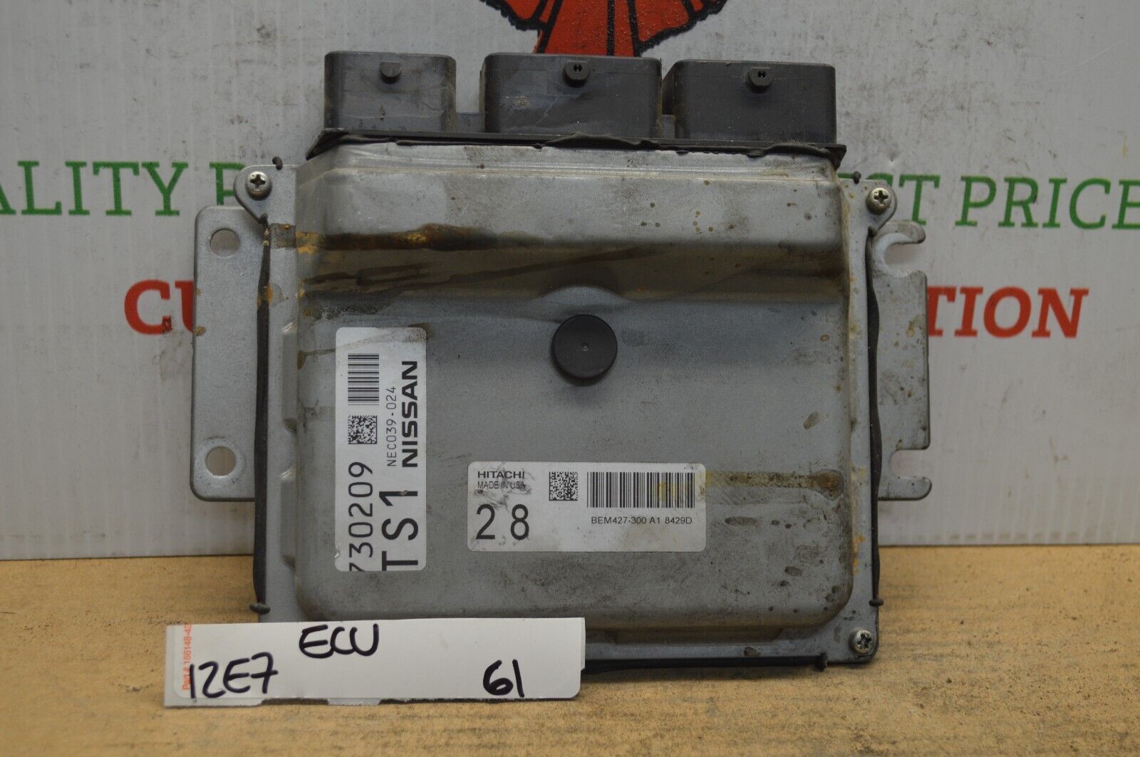 2018-20 Nissan Maxima Engine Control Unit ECU BEM427300A1 Module 61 ...