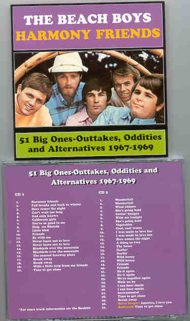 The Beach Boys - Harmony Friends ( 51 Oddities- Outtakes and Alternates ...