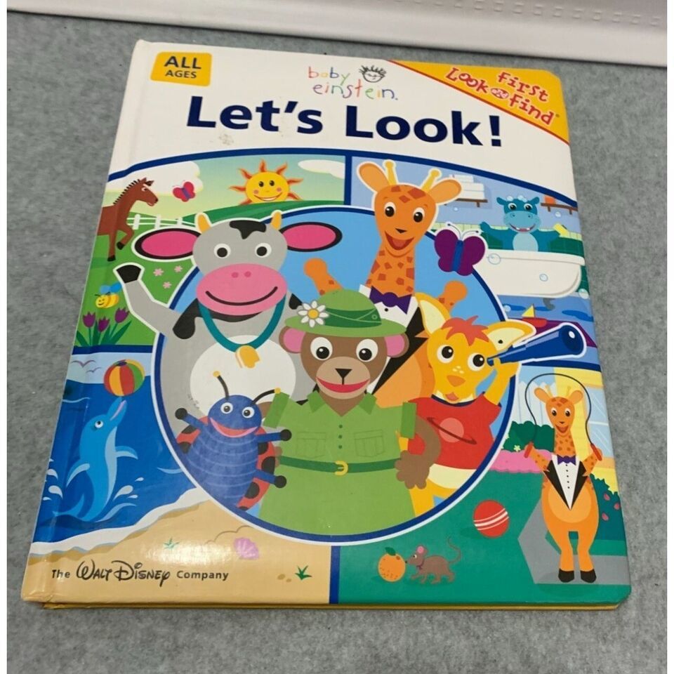 Baby Einstein Lets Look Hard Cover Book First Look and Find All Ages ...