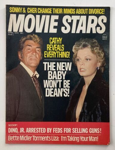 VTG Movie Stars Magazine April 1974 Dean Martin and Catherine Hawn No ...