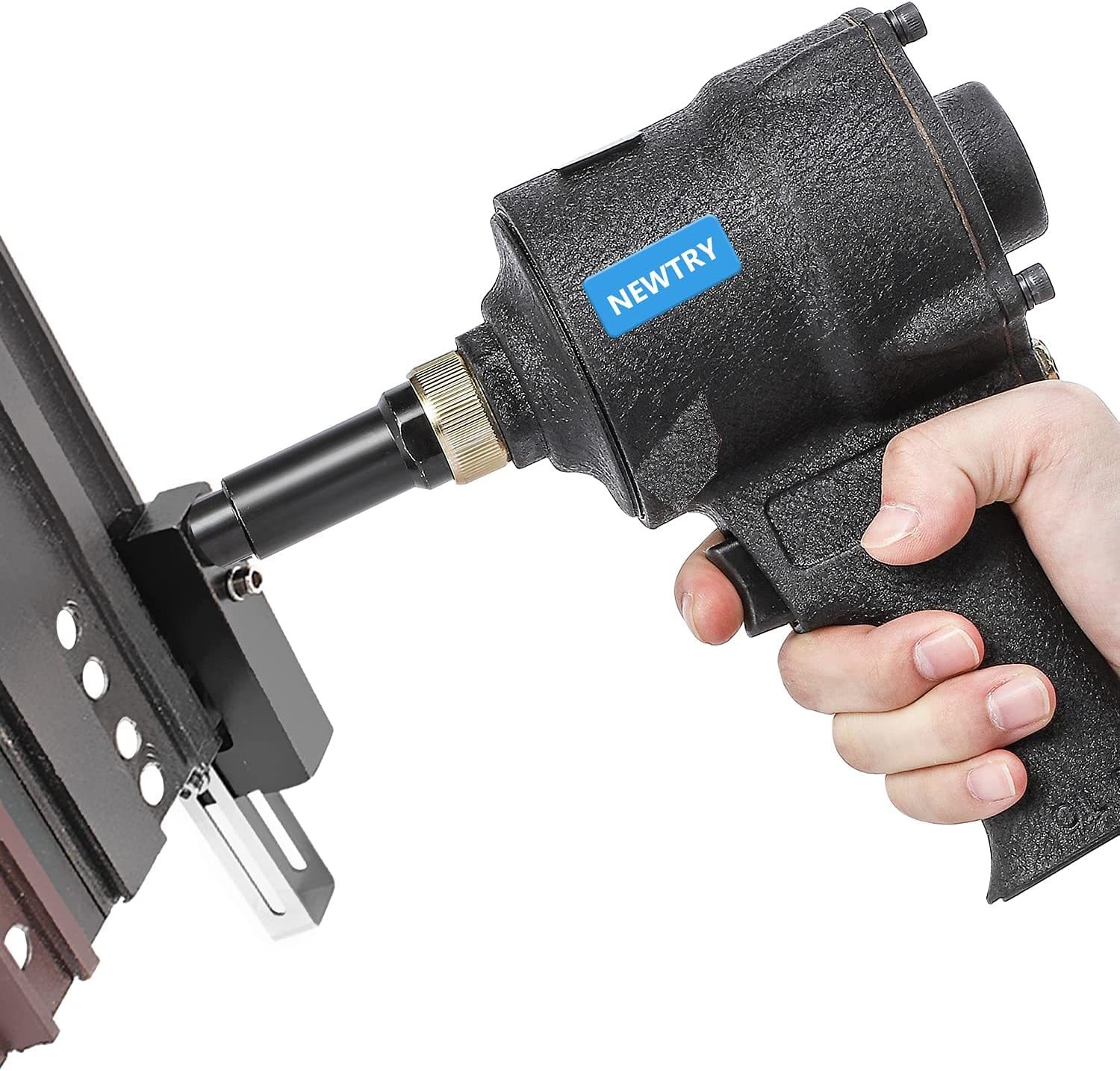 Newtry 8Mm Pneumatic Hole Puncher Air Metal Hole Punch Tool, Office And ...