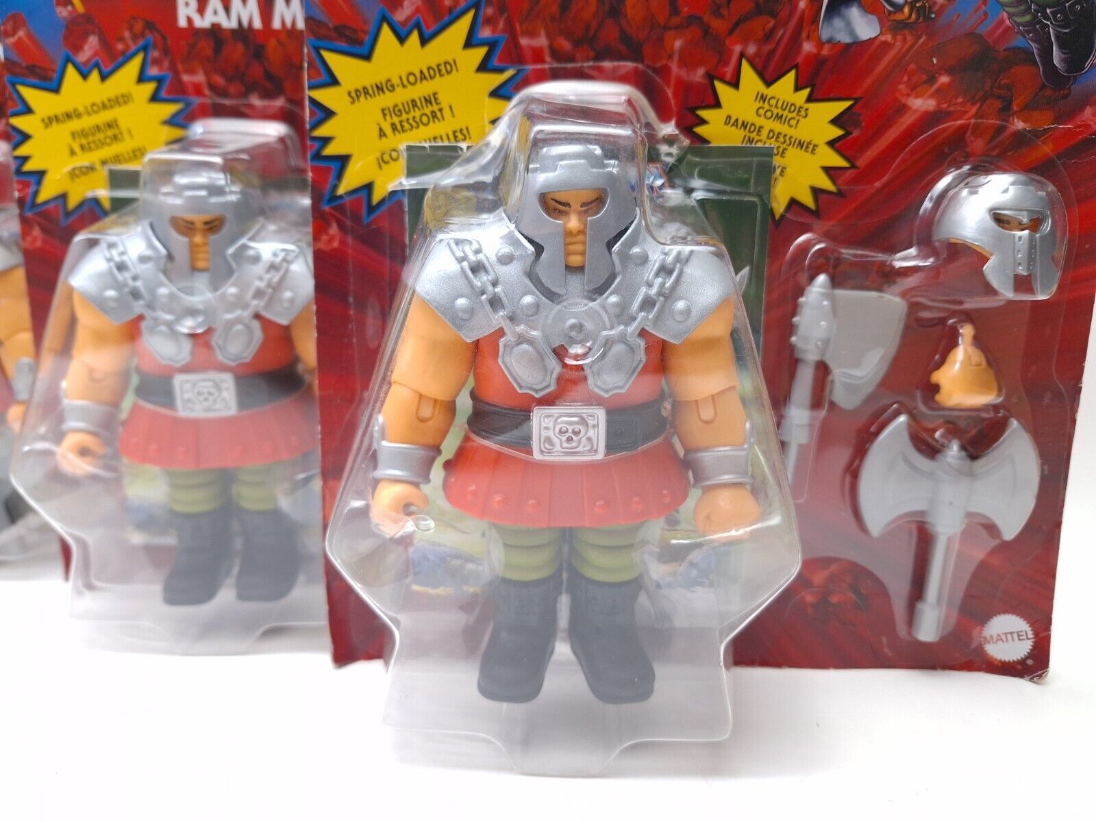 MOTU Deluxe Ram Man Masters Of The Universe Origins 2021 Retro Mattel ...