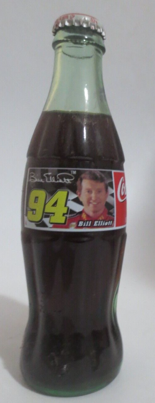 Coca-Cola Classic Racing Family #94 Bill Elliott 8oz Full Bottle ...