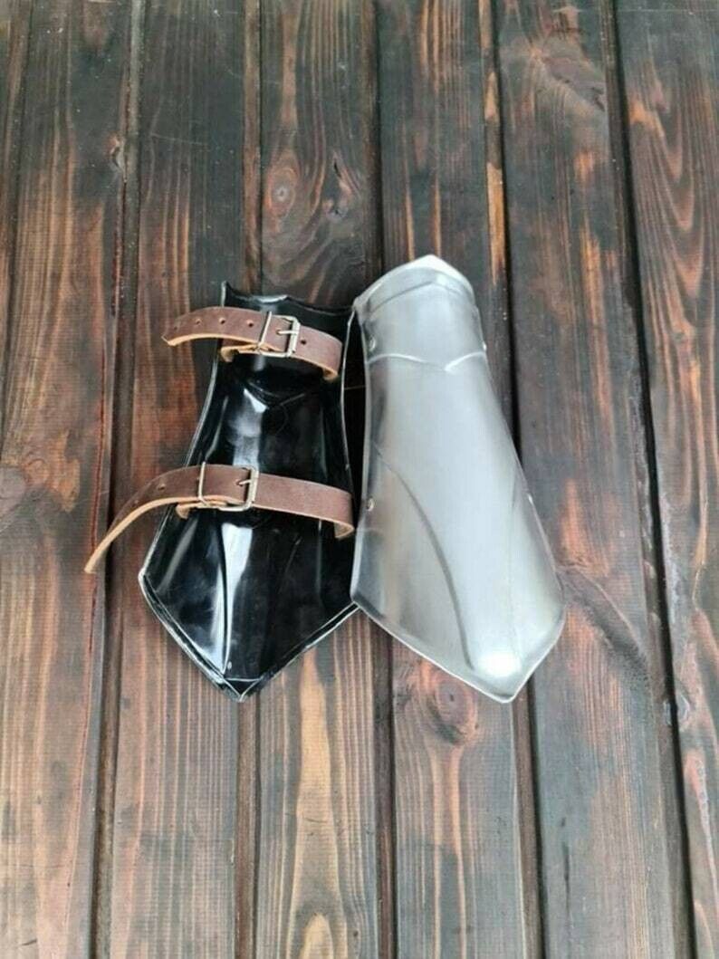 Medieval Pair Of Arm Bracers Armor Set Knight SCA LARP Hand Protection ...