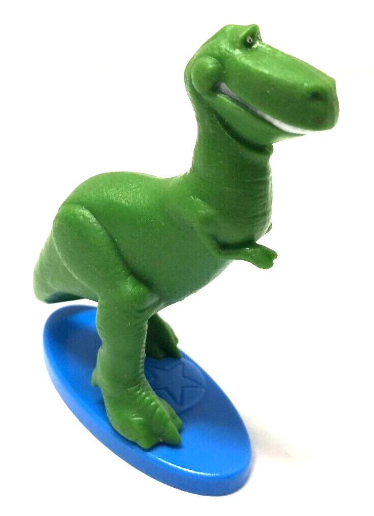 Disney Mattel 2019 Toy Story REX THE DINOSAUR 2 1/2" PVC Figure ...
