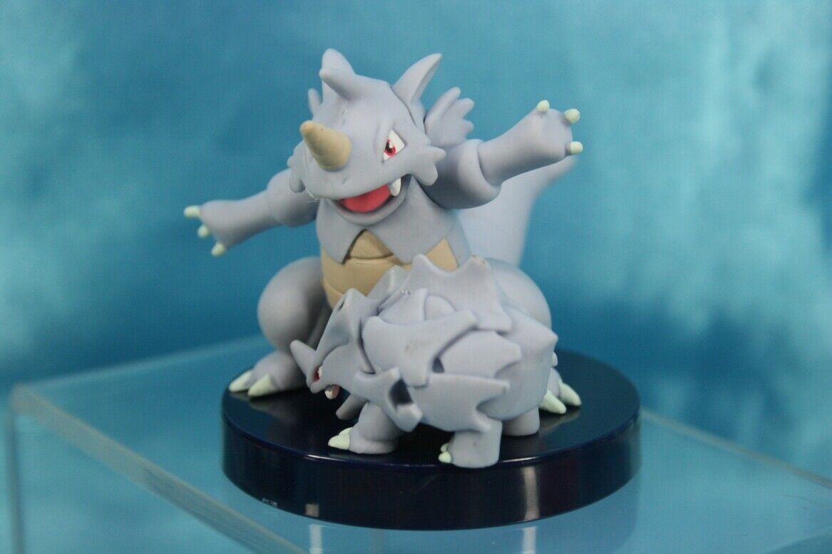 Takara Tomy Pokemon Zukan DP6 1/40 Scale Real Figure Rhyhorn Rhydon ...