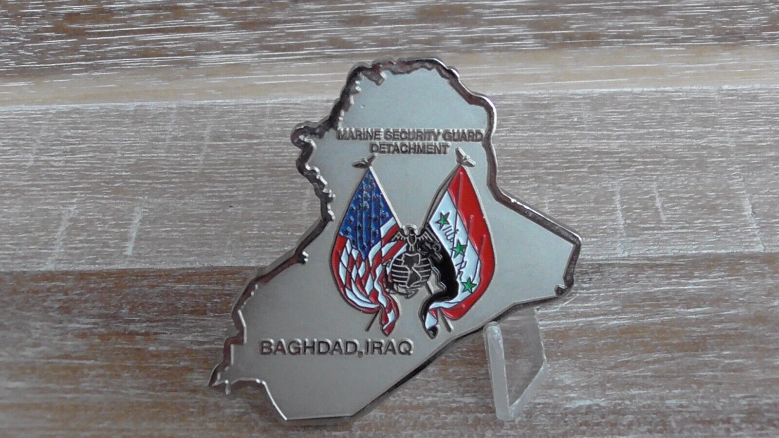 USMC MSG Marine Security Guard Detachment Baghdad Iraq Challenge Coin ...