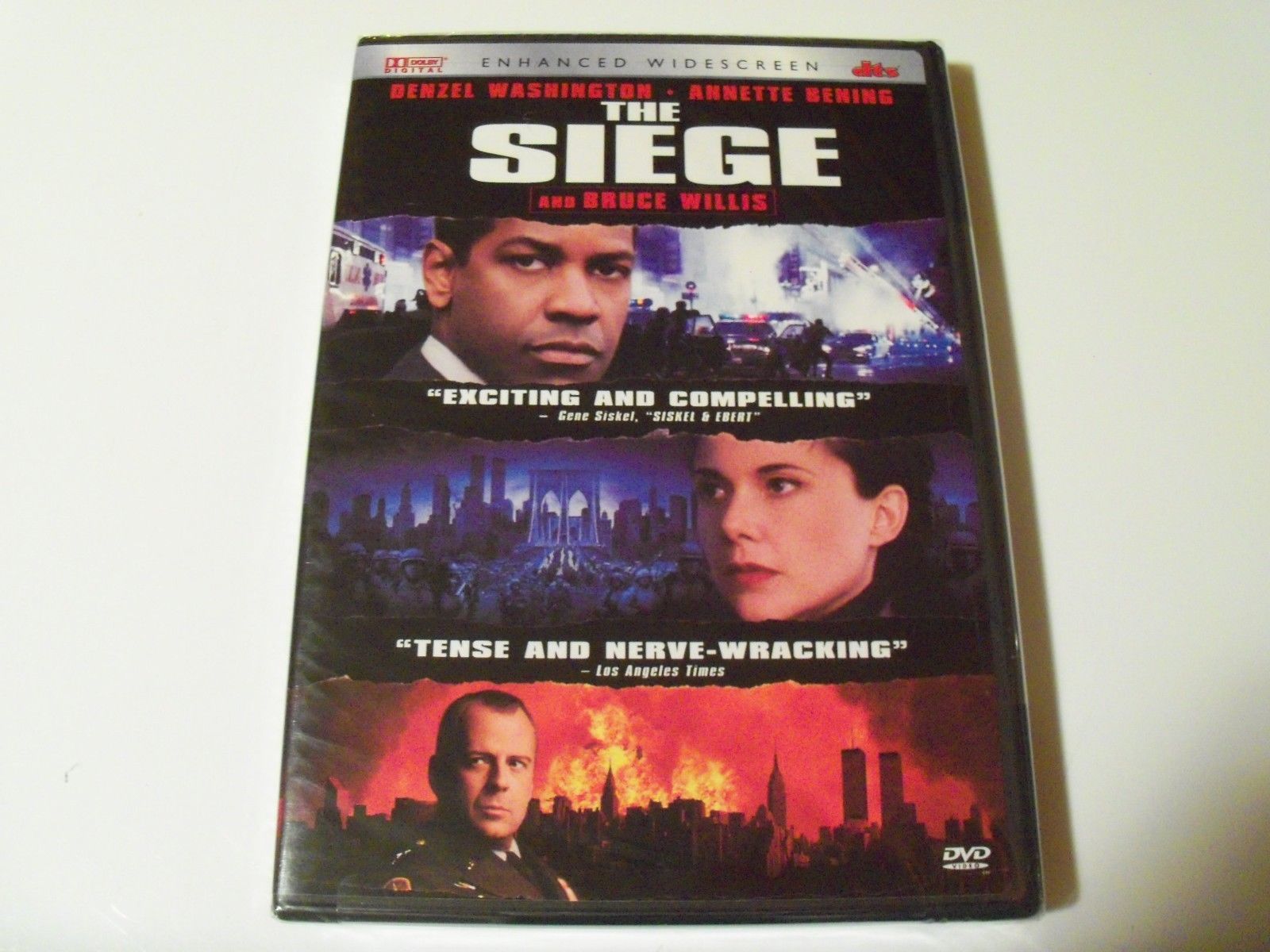 The Siege DVD Widescreen Denzel Washington Annette Bening Bruce Willis ...