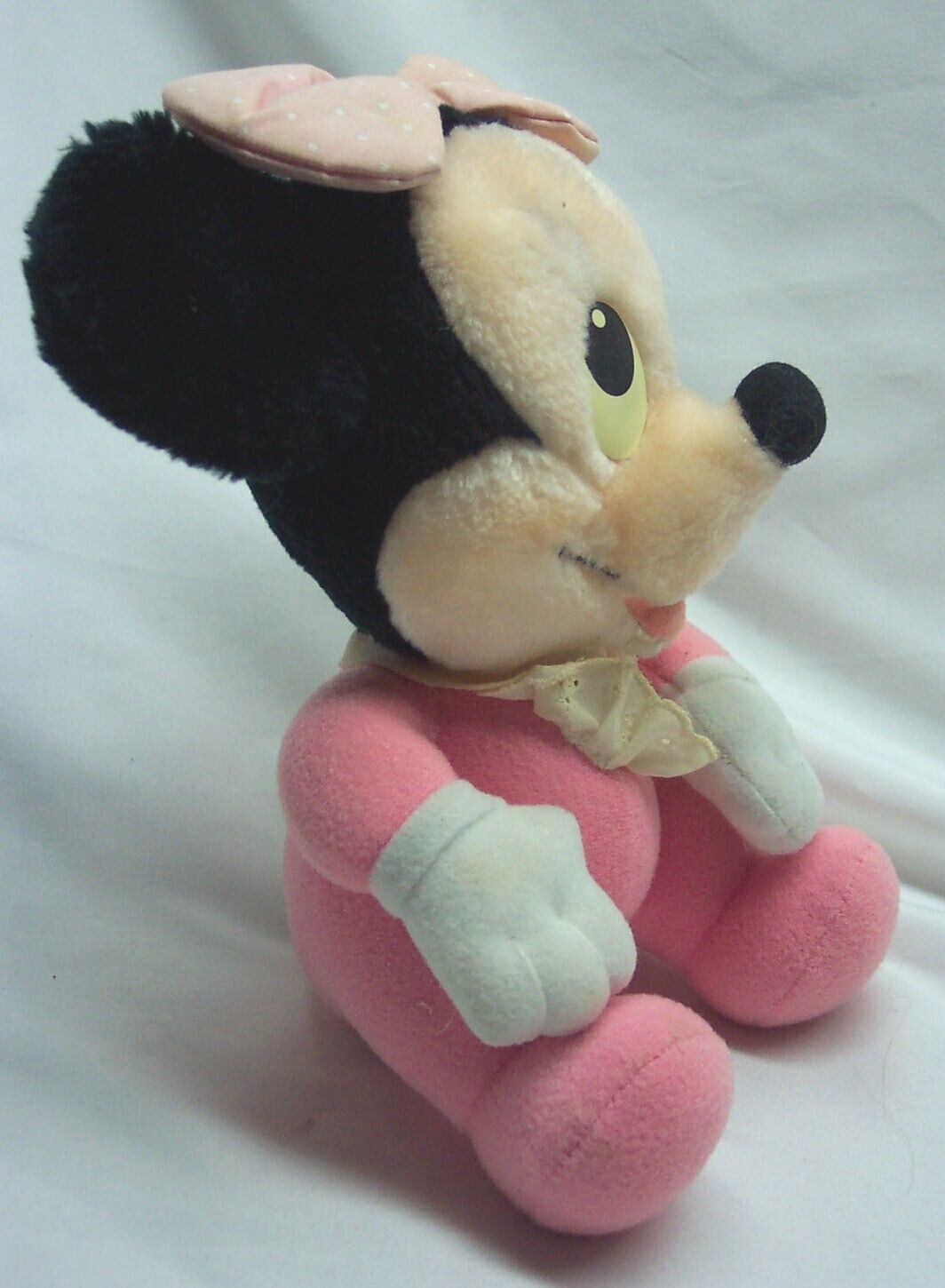 HASBRO 1984 Walt Disney Babies BABY MINNIE MOUSE 8" Plush STUFFED ...