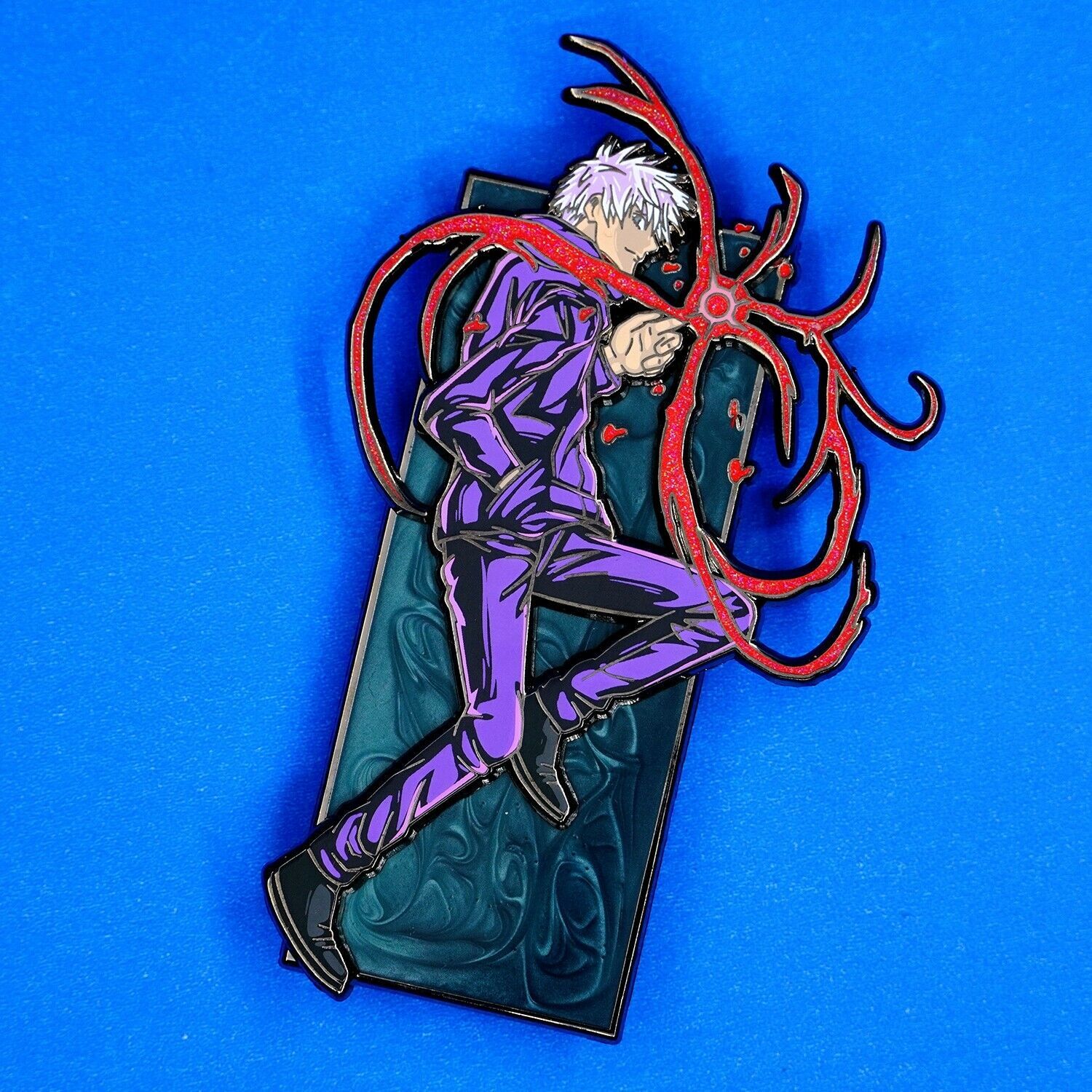 Jujutsu Kaisen Satoru Gojo Reversal Red Limited Edition Enamel Pin on ...