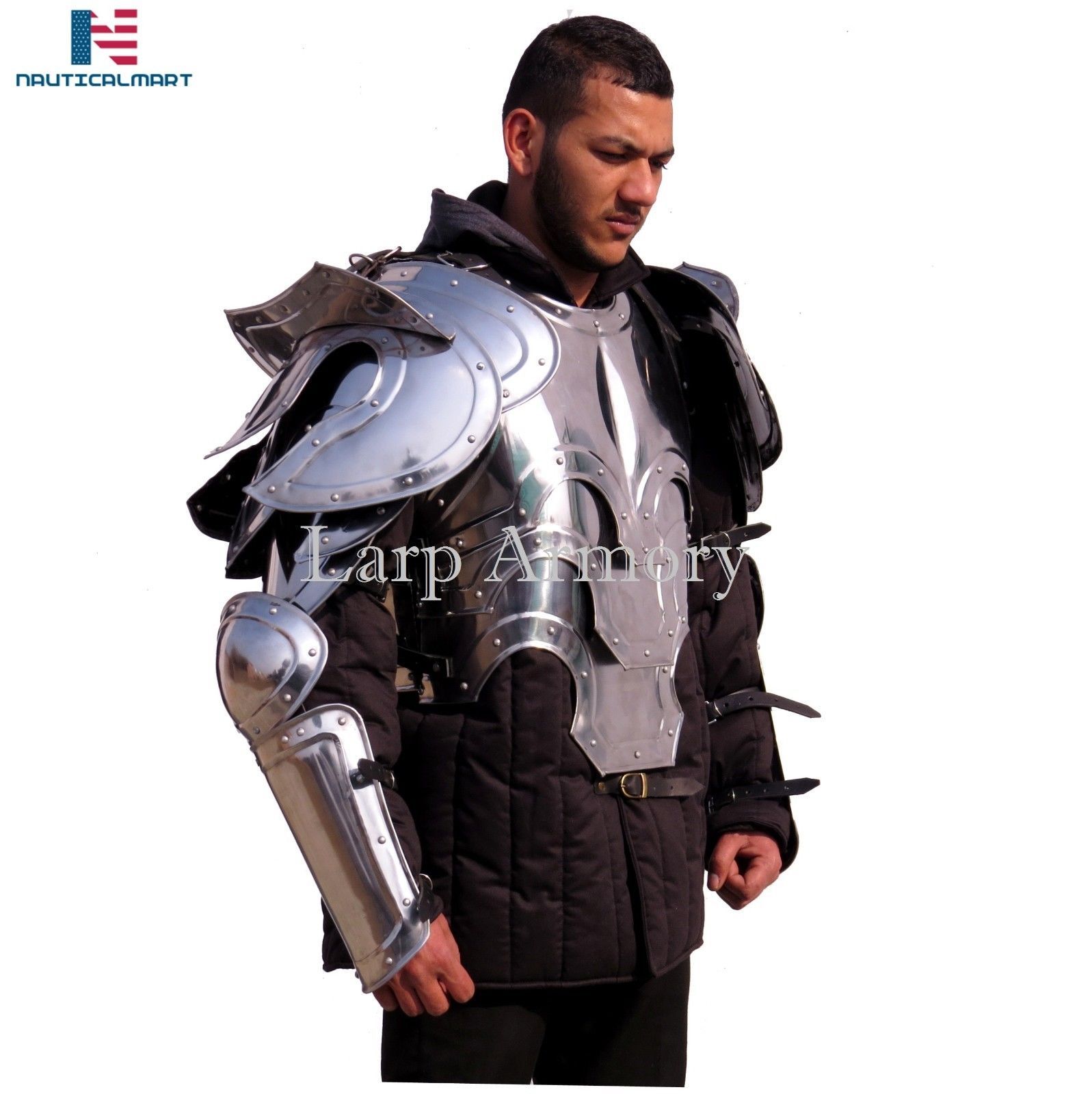 NauticalMart Medieval Larp Knight Halloween Costume Replica Suit Of ...