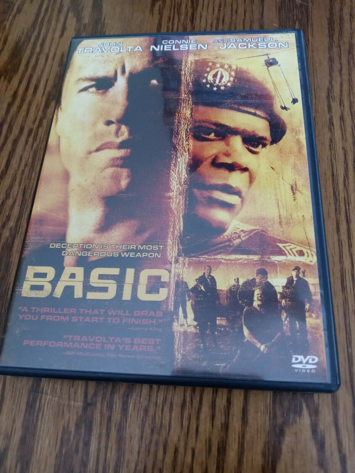 Basic DVD Widescreen John Travolta Samuel L Jackson Military Mystery ...