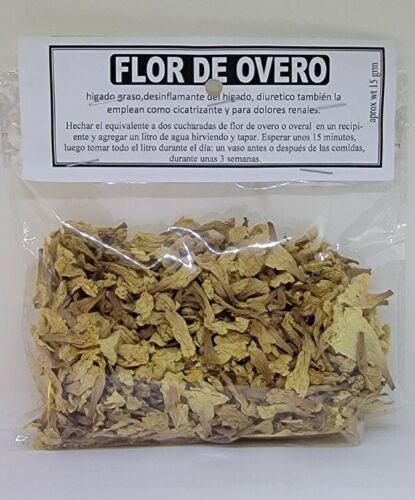 HIGADO GRASO FLOR DE OVERO 3 BAG X 15 GR EA DESINFLAMANTE,CICATRIZANTE ...