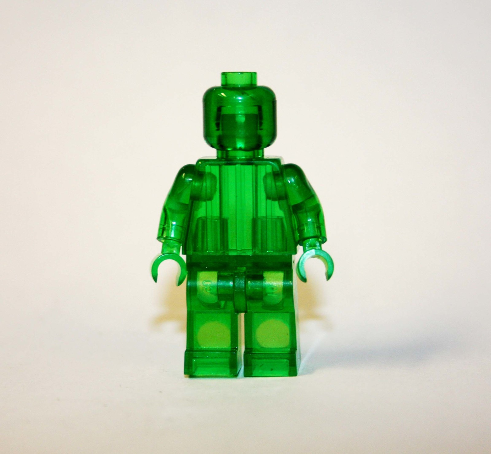 Building Block Clear Transparent Green blank Minifigure US Toy ...