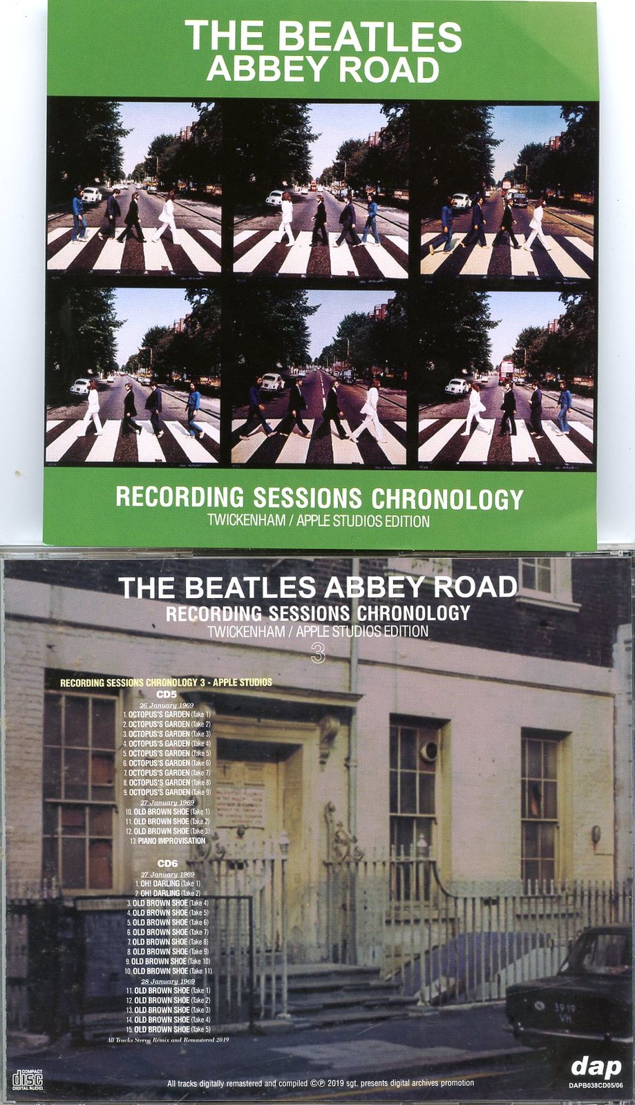 The Beatles- Abbey Road Recording Sessions Chronology Vol. 3 ( 2 CD SET ...