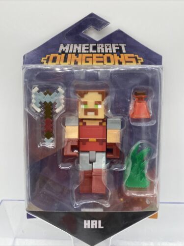 Mattel - Minecraft Dungeons Articulated Action Figure HAL (3.25 inch ...
