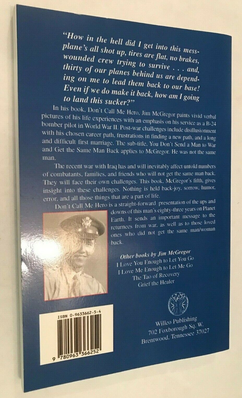 Dont Call me Hero by McGregor, WW2 story of and similar items