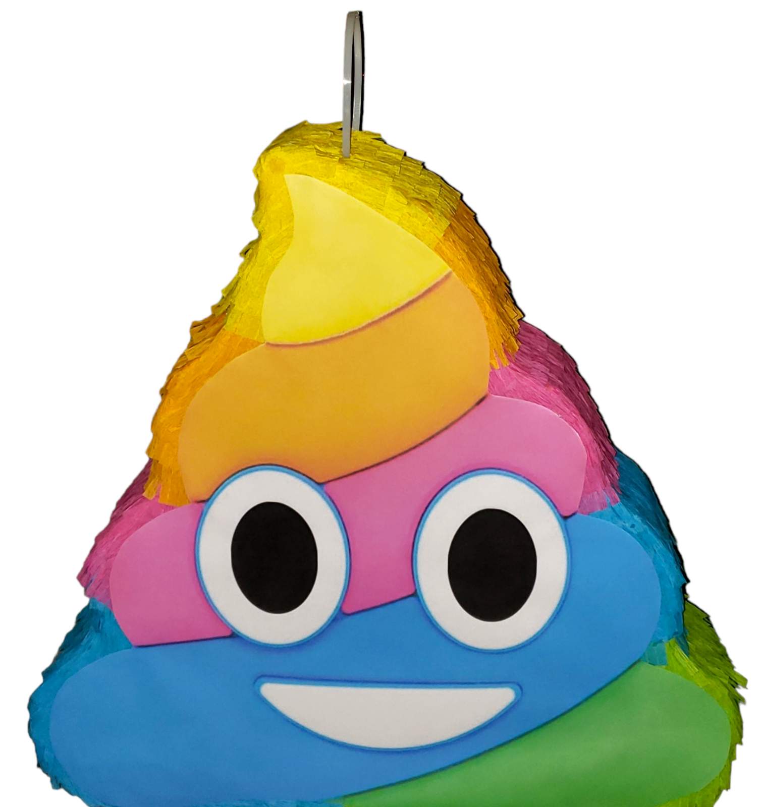 Rainbow Poop Emoji Pinata - Pinatas