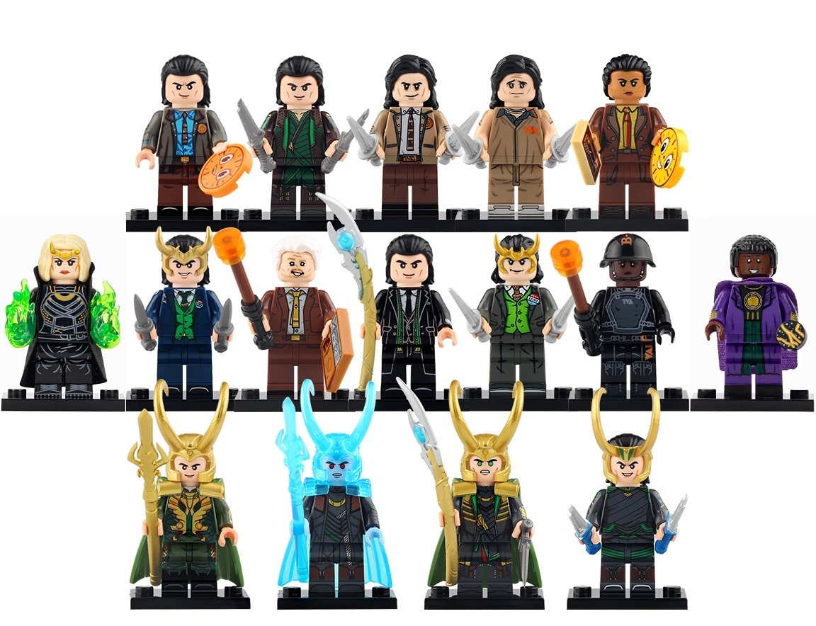 16pcs Collections Loki 2021 Sylvie Renslayer Mobius Kang Conqueror ...
