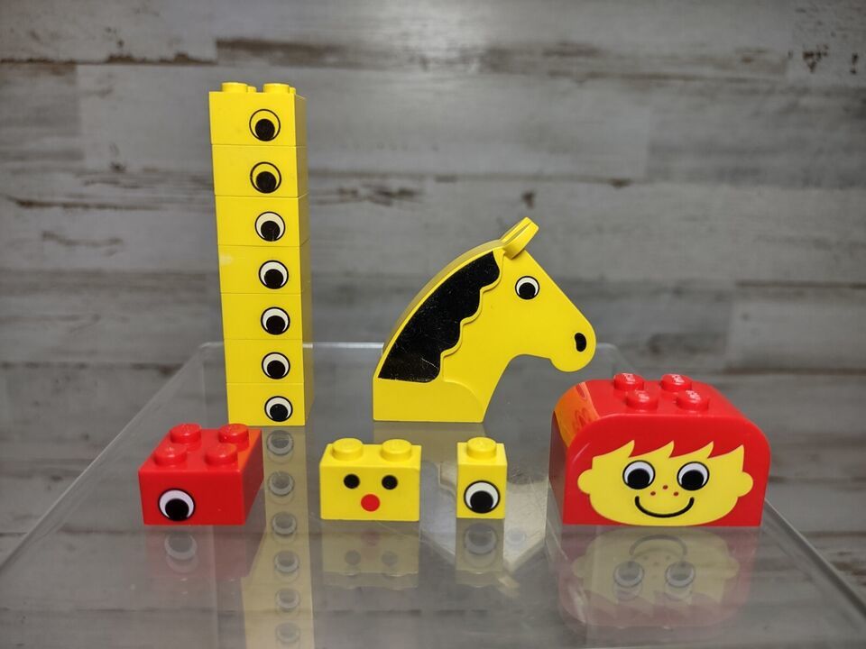 Lot of Lego Eye and Face Print Bricks - for Human Monster Horse Animals ...