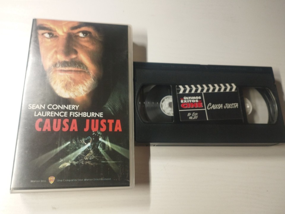 Just Cause Sean Connery Laurence Fishburne Glimcher - VHS Tape Tape ...