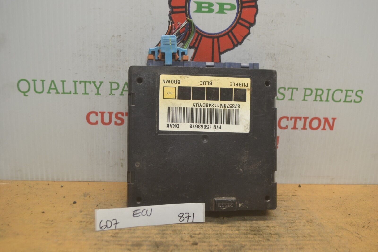 2002 Cadillac Escalade Body Control Unit BCM 15063578 Module 871-6D7 ...