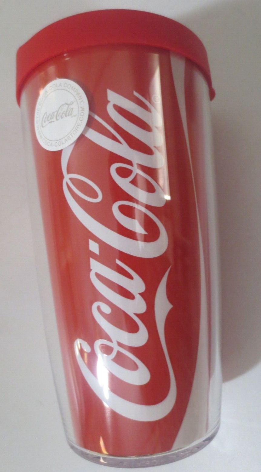 Coca-Cola Tervis 16 oz Tumbler with Coca-Cola Logo and swirl - Soda